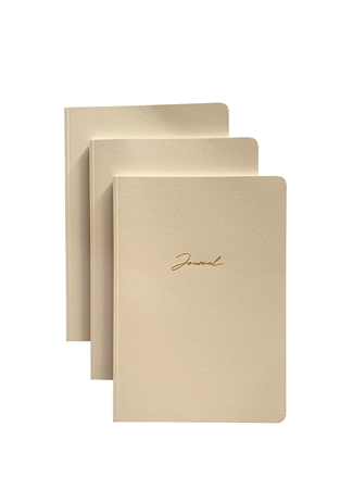 30 Kağıt İşleri Pure A5 Krem Not Defteri Seti Bej EU 30 Kağıt İşleri Pure A5 Krem Not Defteri Seti Bej EU