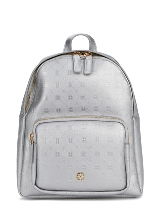 Beymen Kadın Silver Logolu Sırt Çantası Gri EU