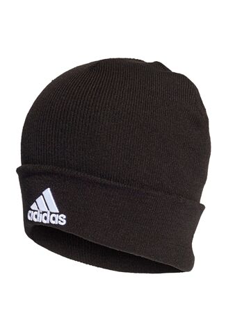 adidas Kadın Siyah Logolu Çizgi Dokulu Bere EU