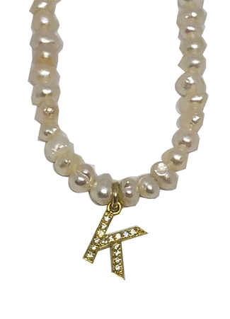 Linya Jewellery Kadın Mono Kum İncili Harf Detaylı Kolye Altın Rengi EU Linya Jewellery Kadın Mono Kum İncili Harf Detaylı Kolye Altın Rengi EU