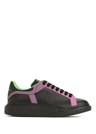 Alexander McQueen Erkek Oversize Siyah Mor Deri Sneaker 40 EU Alexander McQueen Erkek Oversize Siyah Mor Deri Sneaker 40 EU