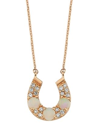 Collection-Selda Jewellery Kadın Gold Taş At Nalı Formlu Altın Rengi Kolye EU Collection-Selda Jewellery Kadın Gold Taş At Nalı Formlu Altın Rengi Kolye EU