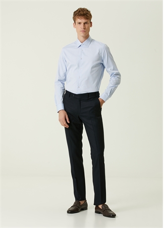 Beymen Collection Erkek Custom Fit Mavi Modern Yaka Gömlek 38 IT Beymen Collection Erkek Custom Fit Mavi Modern Yaka Gömlek 38 IT