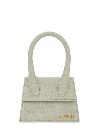 Jacquemus Kadın Bej Logolu El Çantası Eu