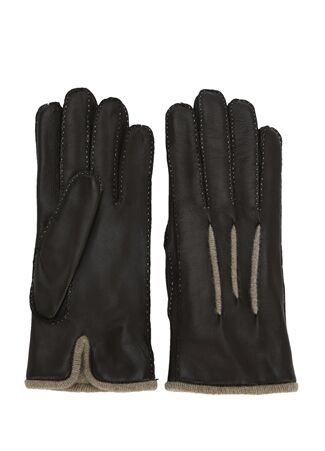 Mazzoleni Gloves Erkek Kahverengi Deri Eldiven M EU Mazzoleni Gloves Erkek Kahverengi Deri Eldiven M EU