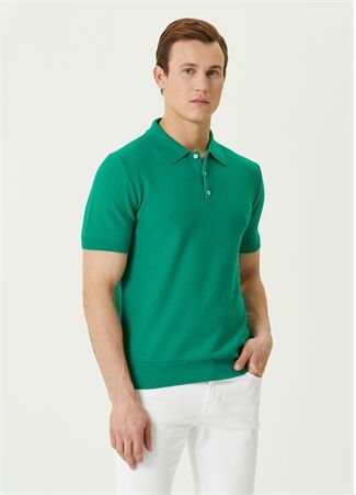 Isaia Erkek Polo Yaka Yeşil L Eu Isaia Erkek Polo Yaka Yeşil L Eu