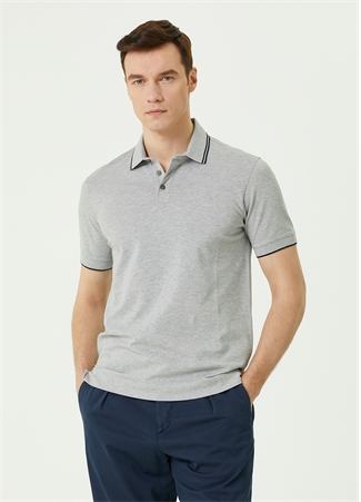 Z Zegna Erkek Gri Polo Yaka Logolu T-shirt Xxxl It Z Zegna Erkek Gri Polo Yaka Logolu T-shirt Xxxl It