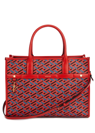 Versace Kadın La Greca Signature Kırmızı El Çantası EU