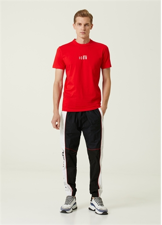 Dsquared2 Erkek Siyah Logolu Şerit Detaylı Jogger Eşofman 50 IT Dsquared2 Erkek Siyah Logolu Şerit Detaylı Jogger Eşofman 50 IT