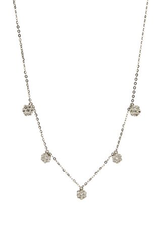 Collection Kadın Çiçek Detaylı Altın Rengi Kolye EU