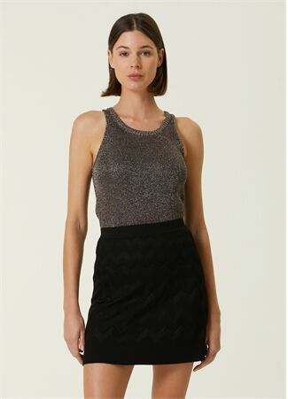 Missoni Kadın Parlak Dokulu Yün Bluz Kırmızı 42 IT