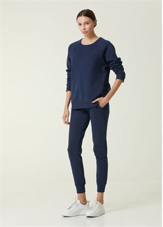 Tru Kadın Lacivert Skinny Eşofman Altı L EU