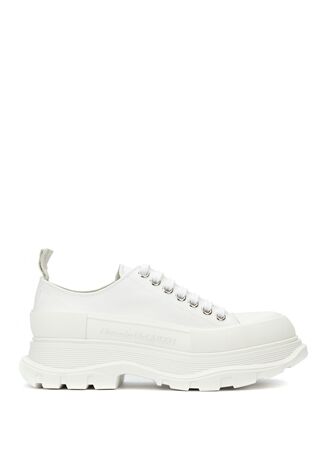 Alexander McQueen Kadın Beyaz Logo Detaylı Sneaker 37 EU