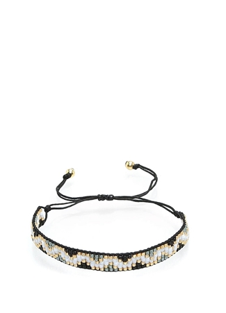 Beadberry Kadın Colorblocked Boncuklu Bileklik EU