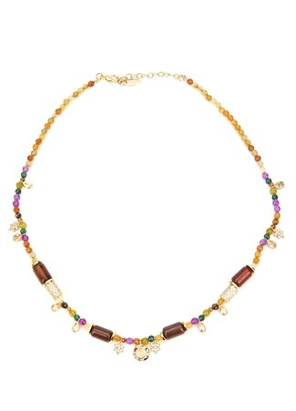 Hipanema Kadın Colorblocked Boncuklu Kolye EU