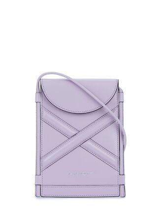 Alexander McQueen Kadın Lila Deri Çanta Mor EU