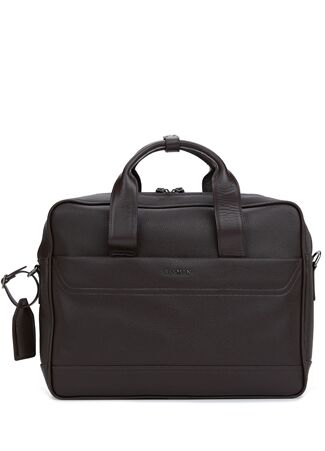 Beymen Erkek Kahverengi Logolu Laptop Çantası EU