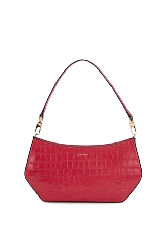 Beymen Kadın Aden Pembe Krokodilli Deri Omuz Çantası EU