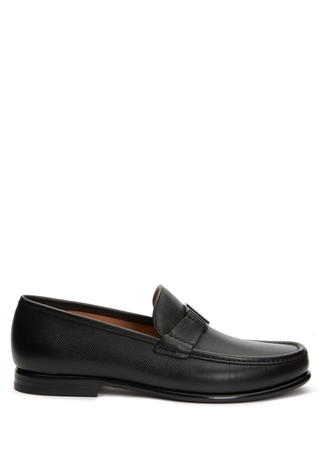 Salvatore Ferragamo Erkek Siyah Logo Detaylı Deri Loafer 0.5 Uk Salvatore Ferragamo Erkek Siyah Logo Detaylı Deri Loafer 0.5 Uk