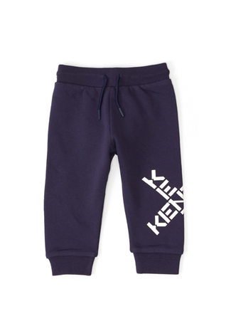 Kenzo Erkek Bebek Mavi Logolu Jogger Pantolon 2 Ay EU Kenzo Erkek Bebek Mavi Logolu Jogger Pantolon 2 Ay EU
