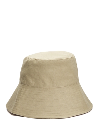 Selma Çilek Kadın Bej Keten Şapka S/m Eu