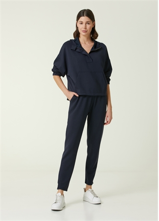 John Frank Kadın Lacivert Yırtmaç Detaylı Eşofman Altı XS EU John Frank Kadın Lacivert Yırtmaç Detaylı Eşofman Altı XS EU