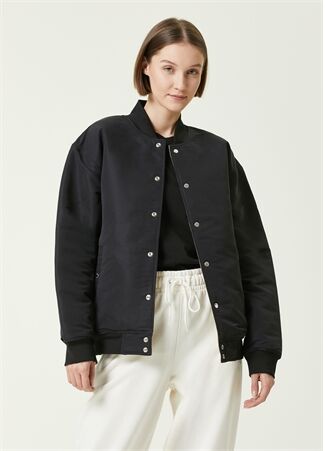 Puma Kadın x Maison Kitsune Rev Çift Taraflı Bomber Ceket Siyah M EU