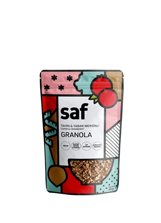 Saf Nutrition Tahinli Yaban Mersinli 45gr Granola EU Saf Nutrition Tahinli Yaban Mersinli 45gr Granola EU