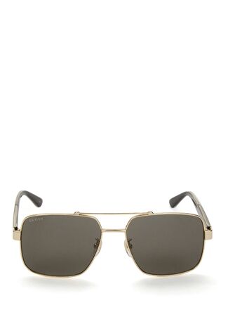 Gucci Erkek Pilot Stil Güneş Gözlüğü Altın Rengi 60 EU Gucci Erkek Pilot Stil Güneş Gözlüğü Altın Rengi 60 EU