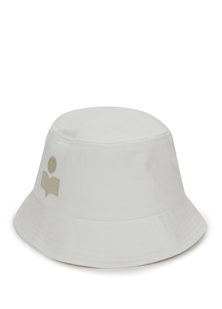 Etoile Isabel Marant Kadın Beyaz Logolu Şapka 56 EU