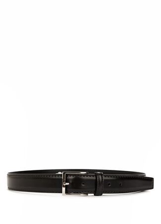 Barrett Erkek Siyah Deri Kemer 0 EU