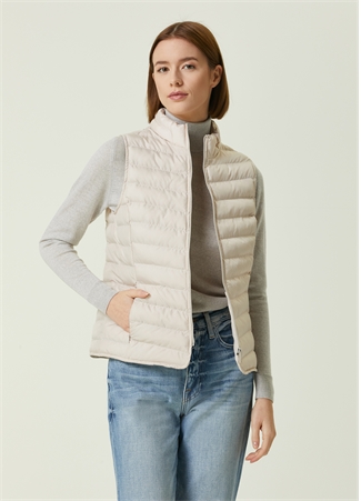 Beymen Club Kadın Taş Dik Yaka Puff Yelek Gri XS EU Beymen Club Kadın Taş Dik Yaka Puff Yelek Gri XS EU