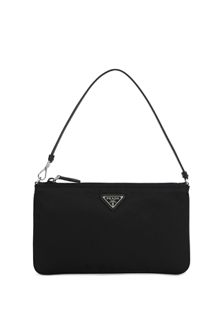 Prada Kadın Siyah Logolu El Portföyü EU