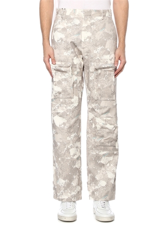 Marcelo Burlon Erkek Bej Yüksek Bel Kamuflaj Desenli Pantolon 48 IT Marcelo Burlon Erkek Bej Yüksek Bel Kamuflaj Desenli Pantolon 48 IT