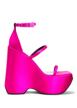 Versace Kadın Şeftali Sandalet Pembe 35.5 Eu Versace Kadın Şeftali Sandalet Pembe 35.5 Eu