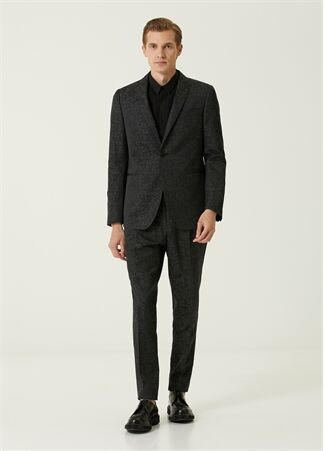 Palzileri Lab Erkek Siyah Küçük Yaka Gömlek 4 IT