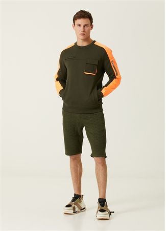 Balmain Erkek Haki Beli Kordonlu Kabartmalı Logo Desenli Bermuda S EU Balmain Erkek Haki Beli Kordonlu Kabartmalı Logo Desenli Bermuda S EU