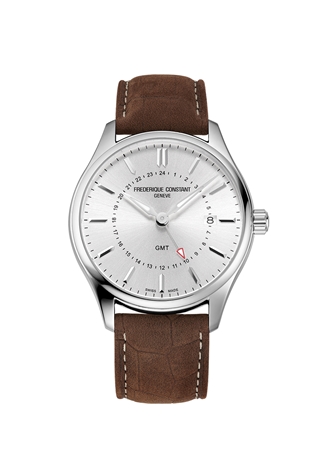 Frederique Constant Erkek Classics Quartz GMT FC-252SS5B6 Saat EU Frederique Constant Erkek Classics Quartz GMT FC-252SS5B6 Saat EU