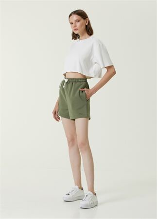 Philosophy di Lorenzo Serafini Kadın Yeşil Beli Bağcıklı Şort XS EU Philosophy di Lorenzo Serafini Kadın Yeşil Beli Bağcıklı Şort XS EU