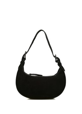 By Far Kadın Siyah Süet Omuz Çantası EU