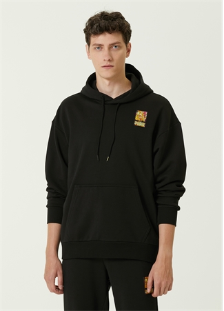 Puma Erkek X Britto Siyah Logolu Kapüşonlu Sweatshirt S EU