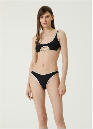 Gcds Kadın Siyah Beyaz Ribana Dokulu Bikini Takımı Xs Eu Gcds Kadın Siyah Beyaz Ribana Dokulu Bikini Takımı Xs Eu