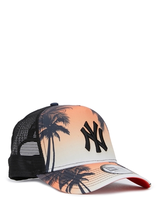 New Era Erkek Summer City Trucker Desenli Garnili Şapka Siyah EU New Era Erkek Summer City Trucker Desenli Garnili Şapka Siyah EU