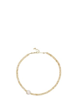 Sol By Studio Kadın Beyaz Boncuklu Kolye EU Sol By Studio Kadın Beyaz Boncuklu Kolye EU