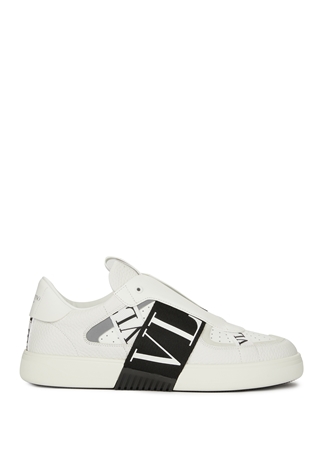 Valentino Garavani Erkek Beyaz Kontrast Logolu Deri Sneaker 42 EU Valentino Garavani Erkek Beyaz Kontrast Logolu Deri Sneaker 42 EU