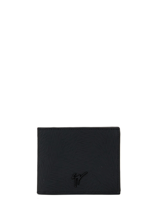 Giuseppe Zanotti Erkek Siyah Dokulu Deri Cüzdan Eu