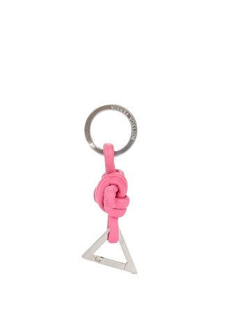 Bottega Veneta Kadın Pembe Deri Anahtarlık EU