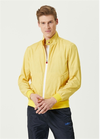 Kiton Erkek Sarı Dik Yaka Mont 50 It Kiton Erkek Sarı Dik Yaka Mont 50 It