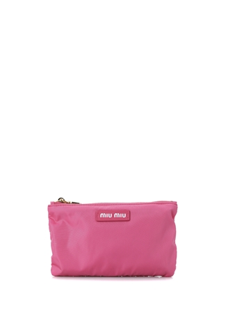 Miu Kadın Pembe Logolu Mini Kılıf EU Miu Kadın Pembe Logolu Mini Kılıf EU