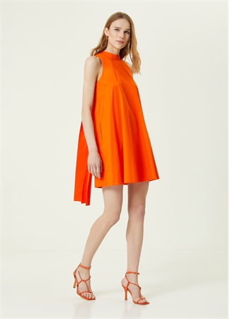 Network Kadın Turuncu Mini Elbise 32 Eu